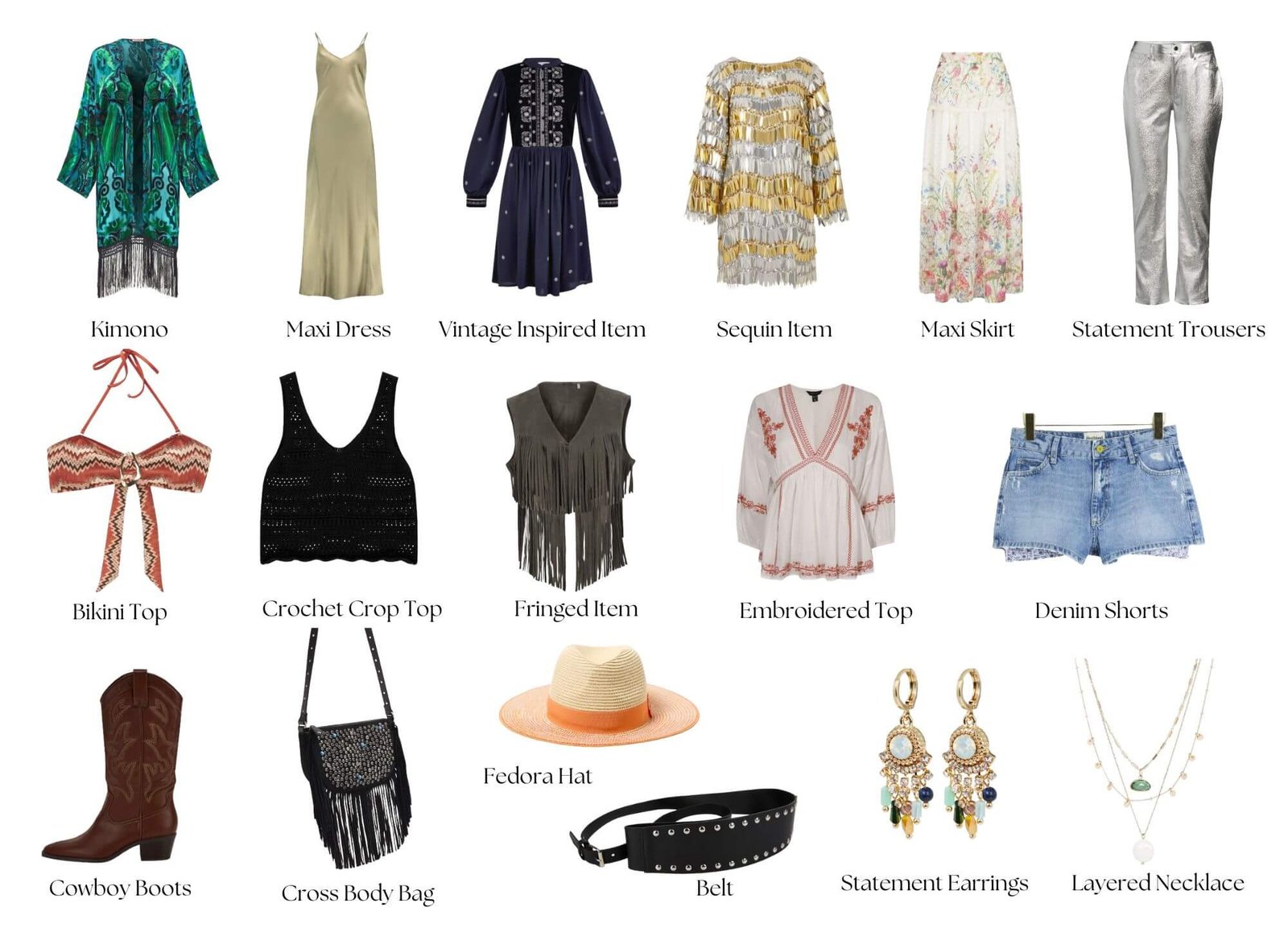 How to Style Boho Festival Outfits For 2024